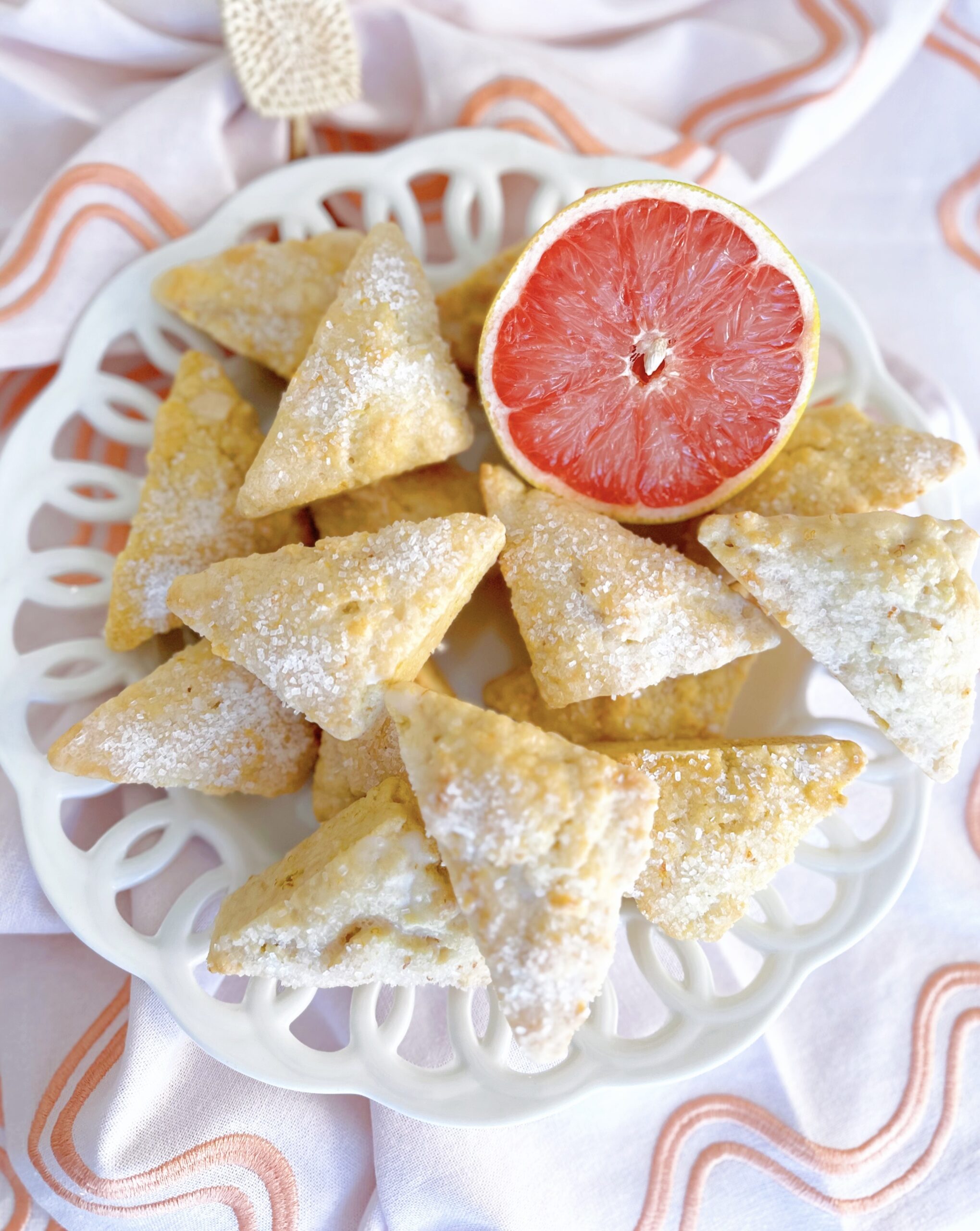 Glazed Grapefruit and Cardamom Scones - Sparkling Charm: Seasonal ...